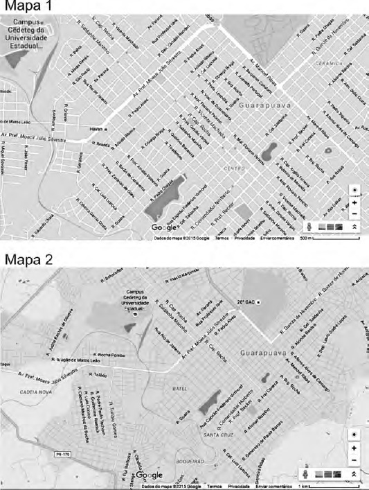 AIO | Analise Os Mapas A Seguir Os Mapas Retratam Uma Parte