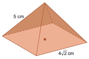 AIO | A Figura Apresenta Uma Piramide De Base Quadrada Cujas